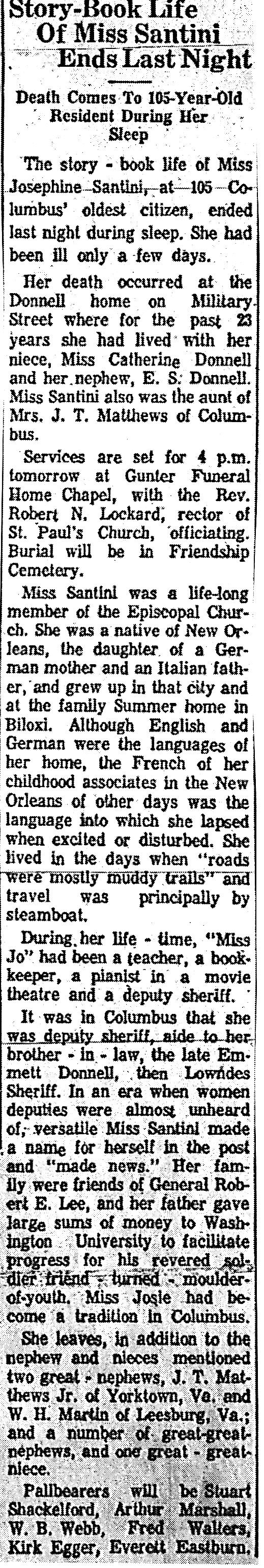 Santini Family | Biloxi Historical Society